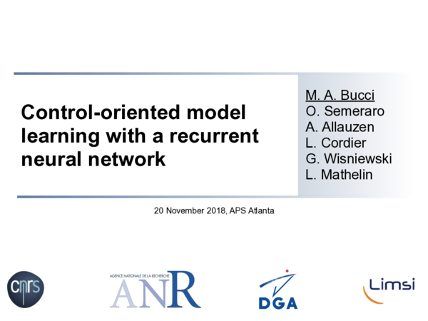 (PDF) Control-oriented model learning with a recurrent neural network