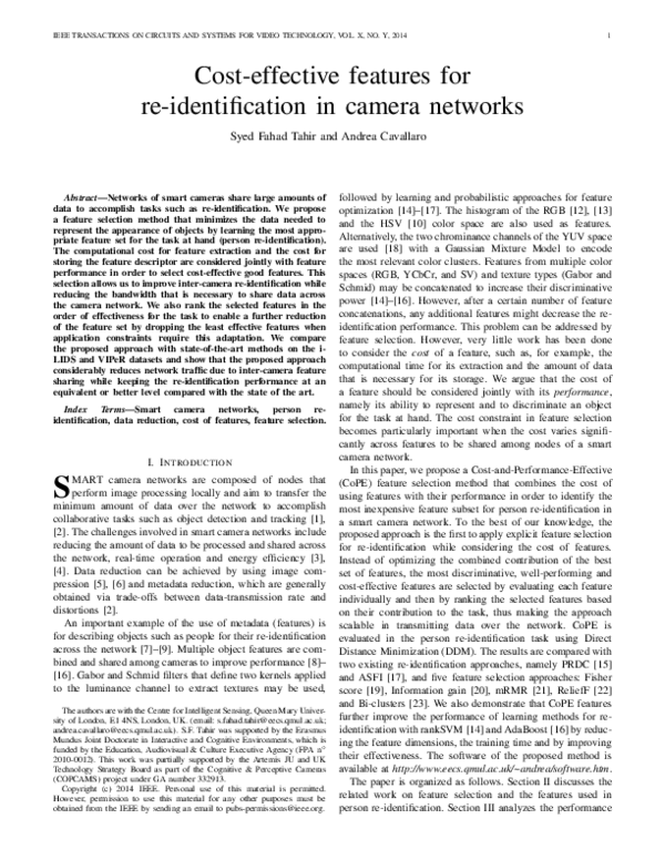 (PDF) Person Re-Identification
