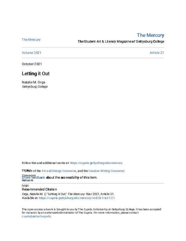 (PDF) Letting it Out