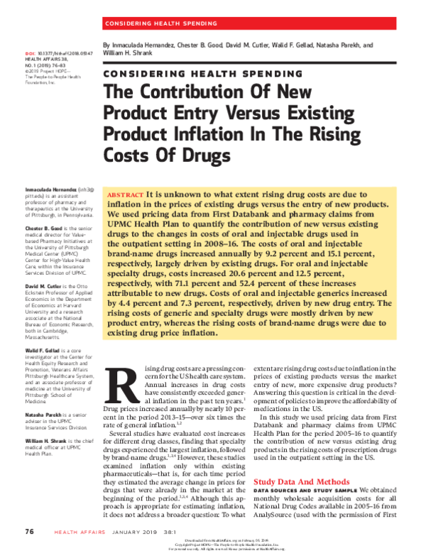 (PDF) The Contribution Of New Product Entry Versus Existing Product ...