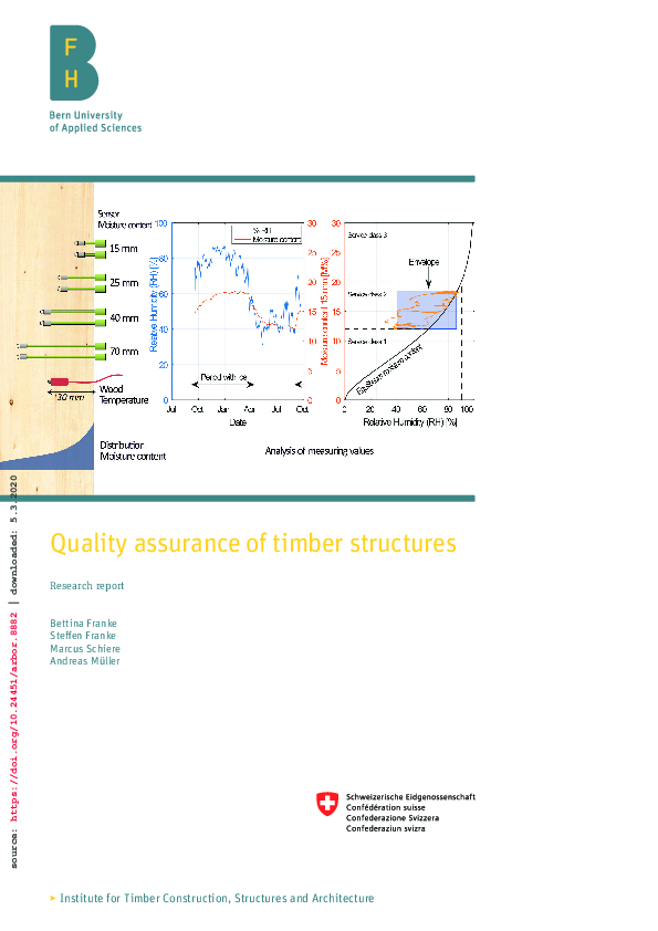 (PDF) Quality assurance of timber structures
