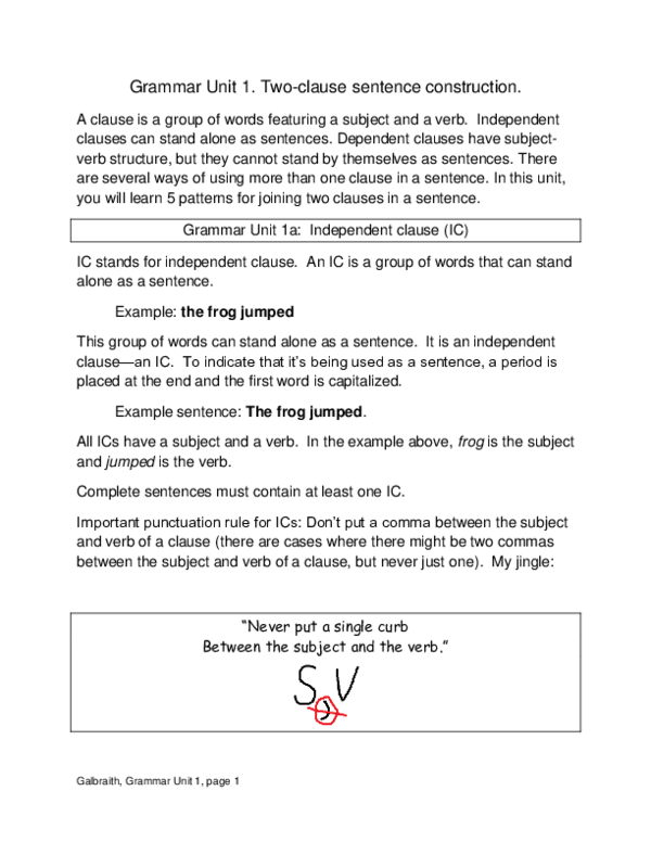 (PDF) Grammar unit 1
