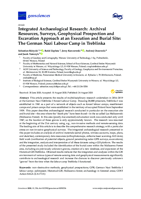 (PDF) Integrated Archaeological Research: Archival Resources, Surveys ...