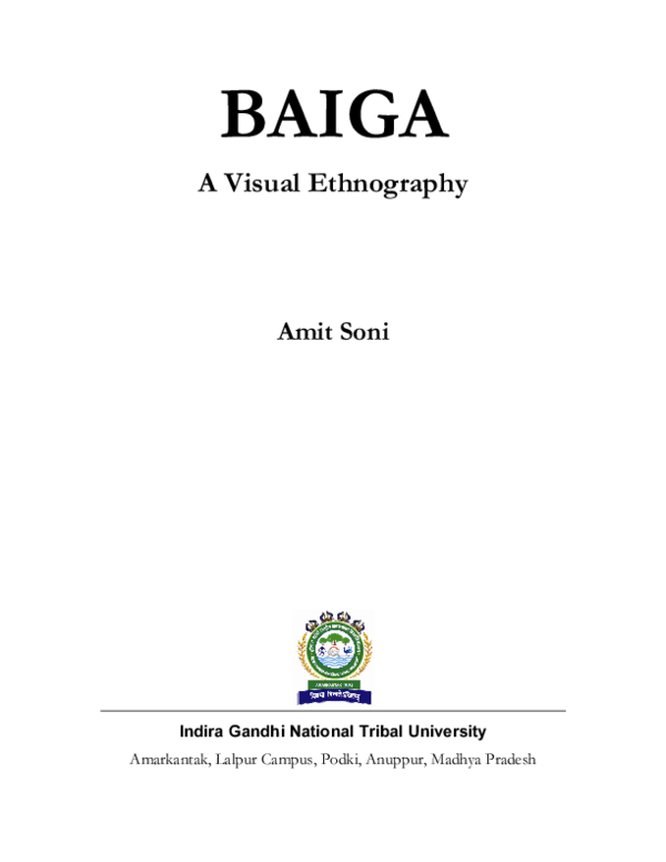 (PDF) BAIGA: A Visual Ethnography