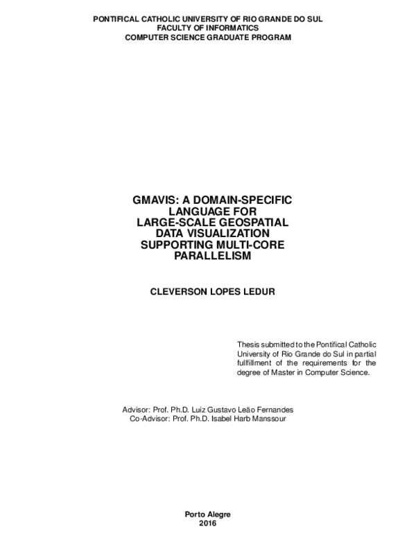 (PDF) GMaVis: A Domain-Specific Languagefor Large-Scale Geospatial Data Visualization Supporting ...