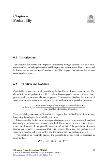 (PDF) Probability