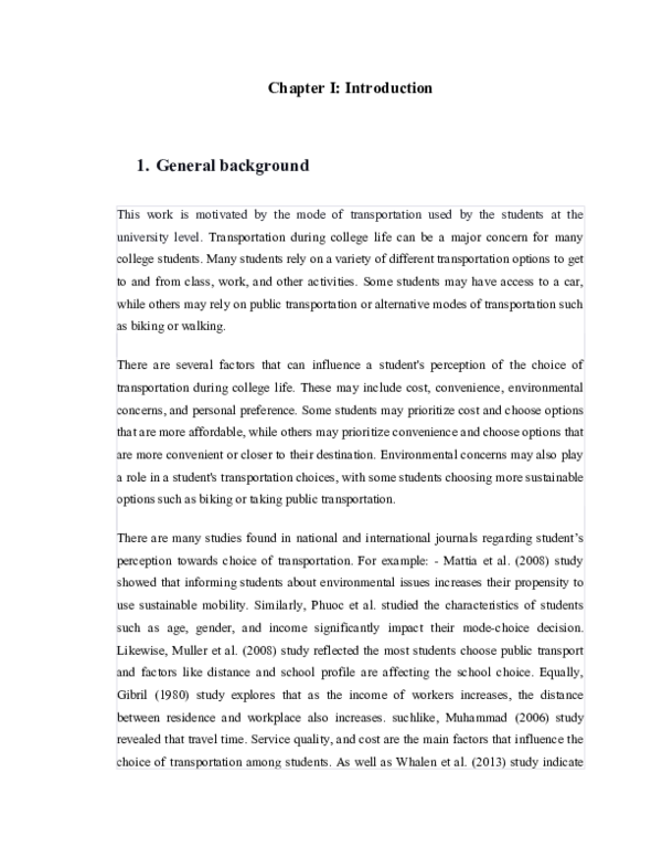 (DOC) Chapter I: Introduction