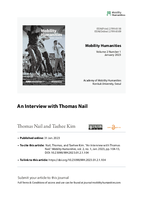 (PDF) Interview with Thomas Nail in Mobility Humanities