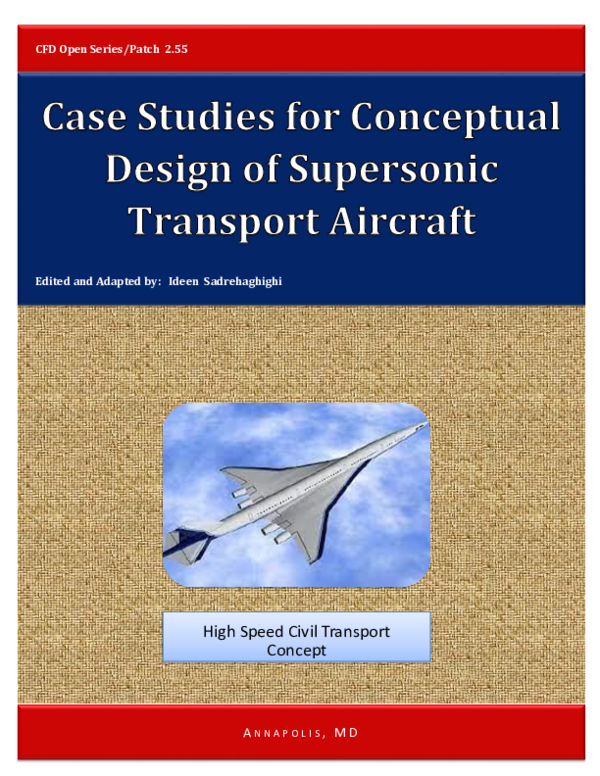 (PDF) Case Studies for Conceptual Design of Supersonic Transport Aircraft