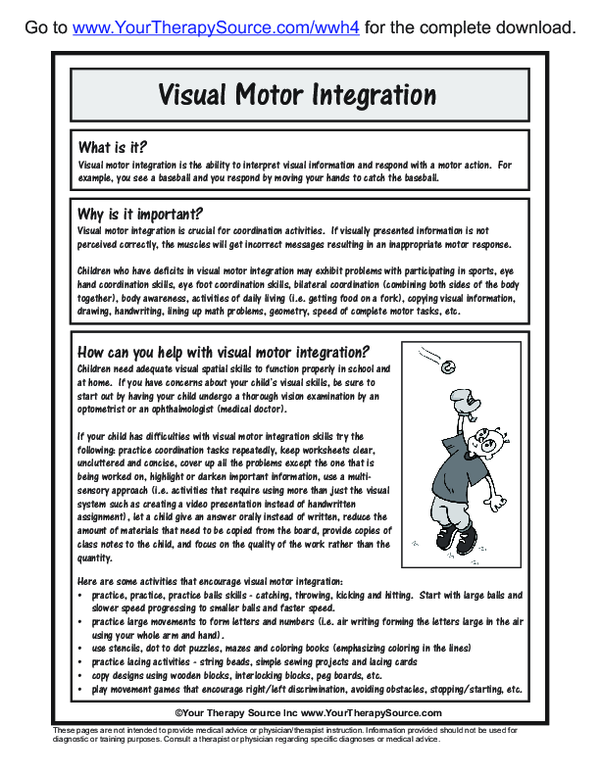 (PDF) Visual-Motor Integration