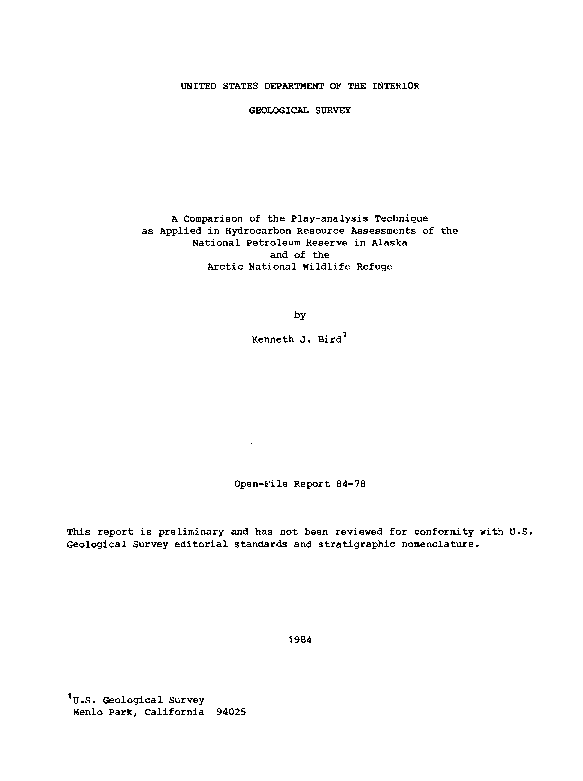 (PDF) Comparing Hydrocarbon Assessments: NPRA vs ANWR