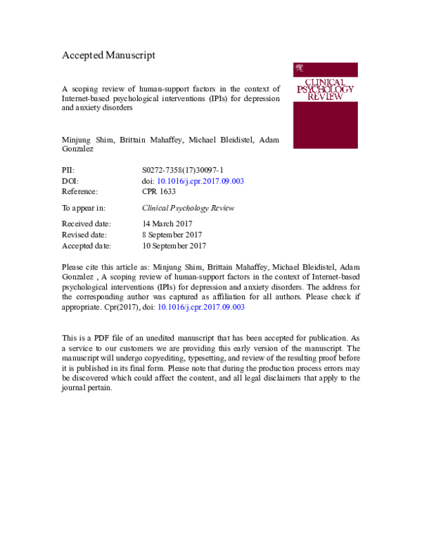 (PDF) A scoping review of human-support factors in the context of ...