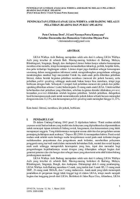 (PDF) Peningkatan Literasi Anak Lksa Widhya Asih Badung Melalui ...