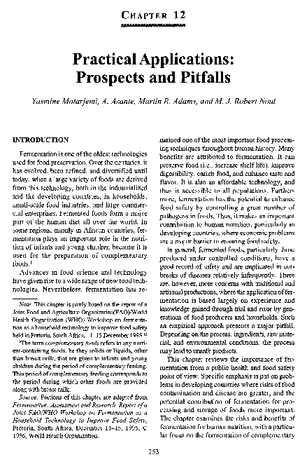 (PDF) Practical applications: prospects and pitfalls