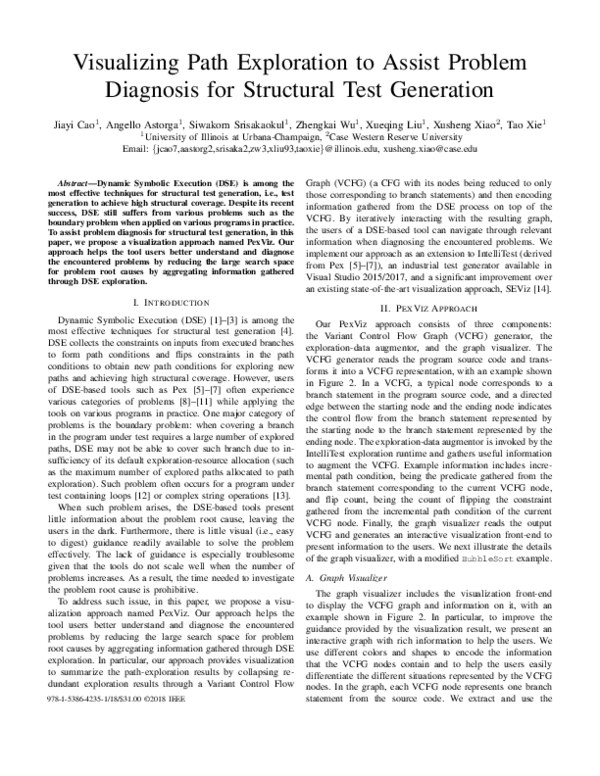 (PDF) Visualizing Path Exploration to Assist Problem Diagnosis for ...