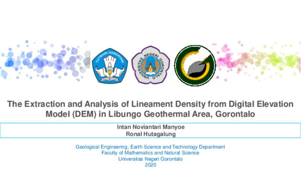 Pdf The Extraction And Analysis Of Lineament Density From Digital Elevation Model Dem In