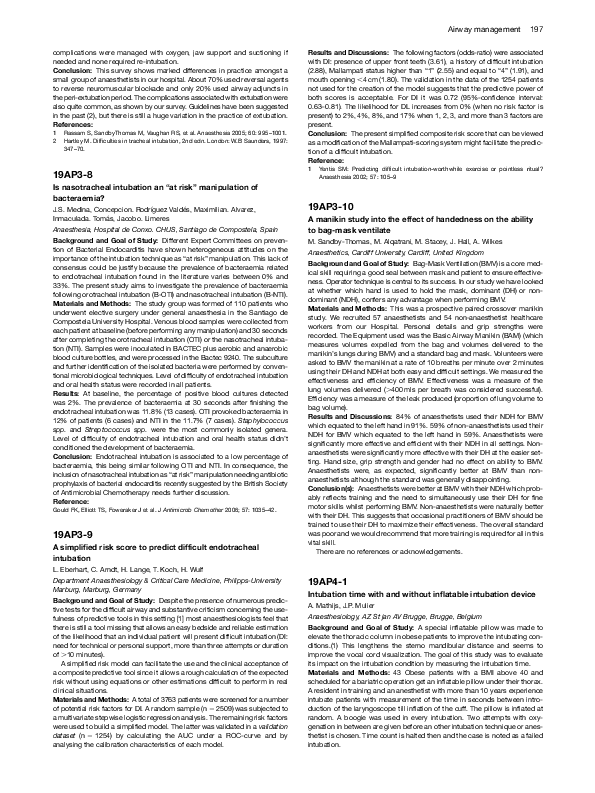 (PDF) A simplified risk score to predict difficult endotracheal ...