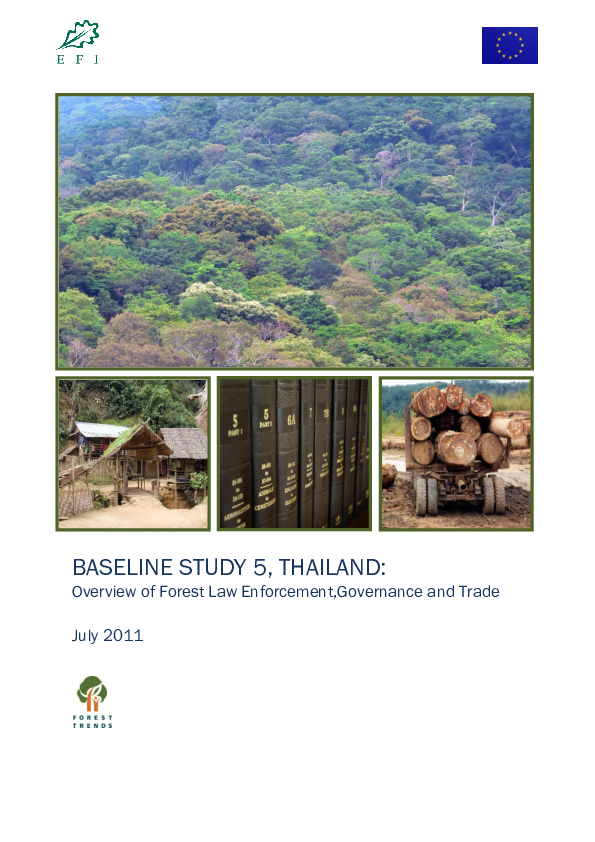 (PDF) Thailand: Overview of Forest Law Enforcement, Governance and Trade