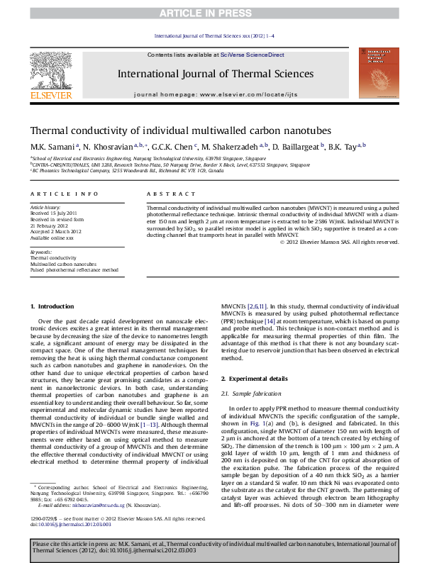 (PDF) Multi-Walled Carbon Nanotubes