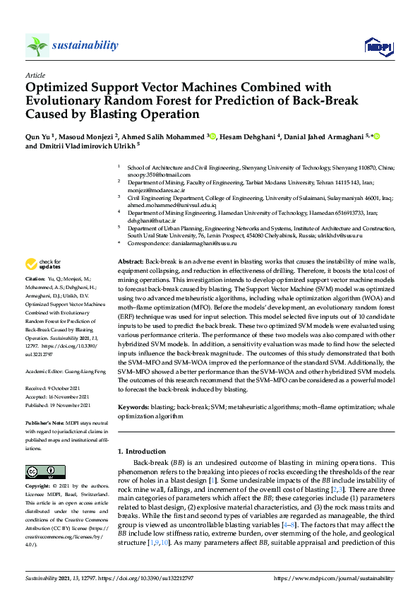 (PDF) Optimized Support Vector Machines Combined with Evolutionary Random Forest for Prediction ...