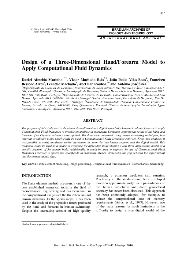 (PDF) Design of a three-dimensional hand/forearm model to apply computational fluid dynamics ...