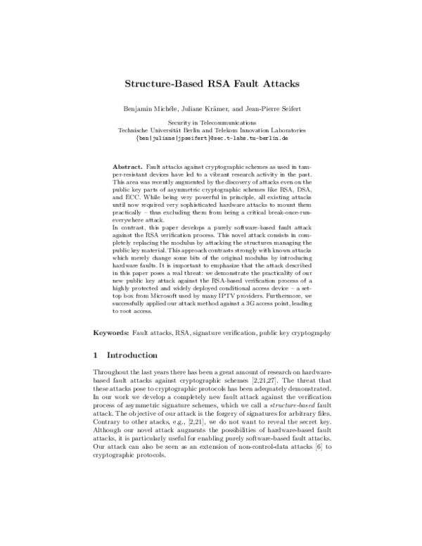Pdf Structure Based Rsa Fault Attacks Jean Pierre Seifert 5428