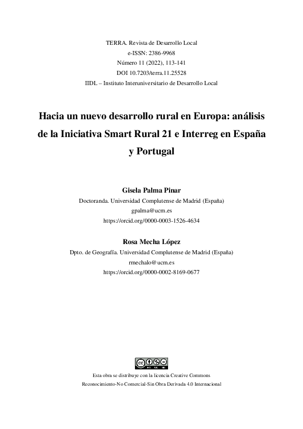 (PDF) Hacia un nuevo desarrollo rural en Europa: análisis de la ...