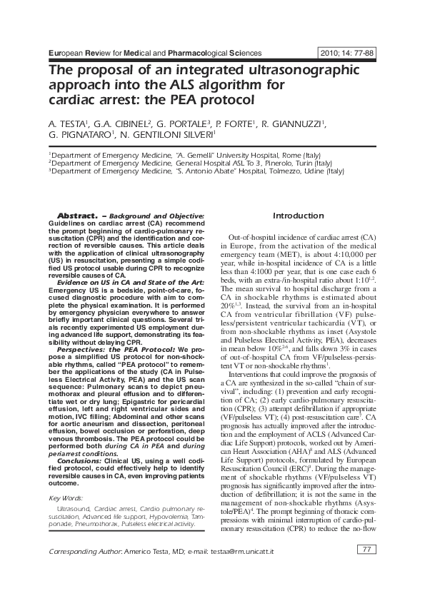 (PDF) The proposal of an integrated ultrasonographic approach into the ...