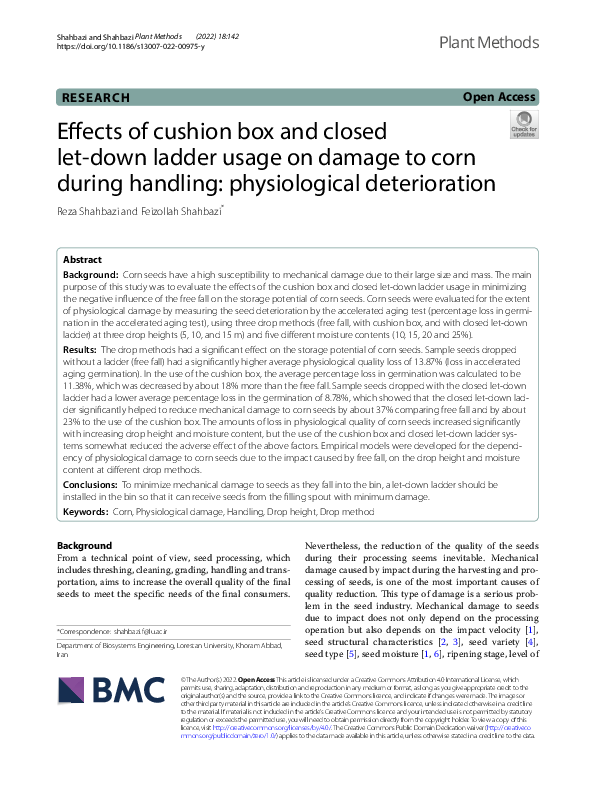 (PDF) Effects of cushion box and closed let-down ladder usage on damage ...