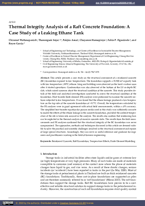 (PDF) Thermal Integrity Analysis of a Raft Concrete Foundation: A Case ...