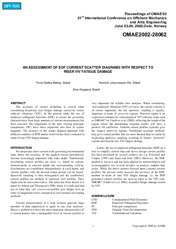 (PDF) An Assessment of EOF Current Scatter Diagrams With Respect to ...