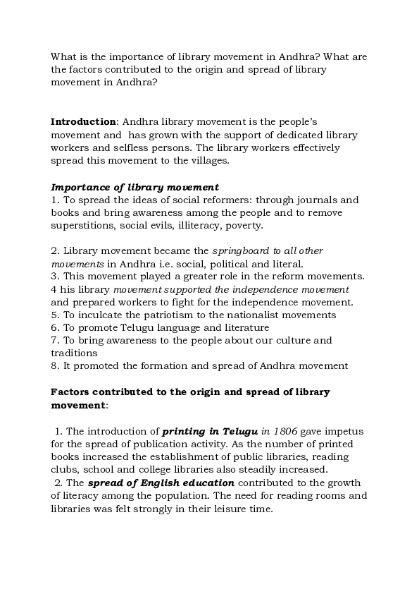 (PDF) library movement