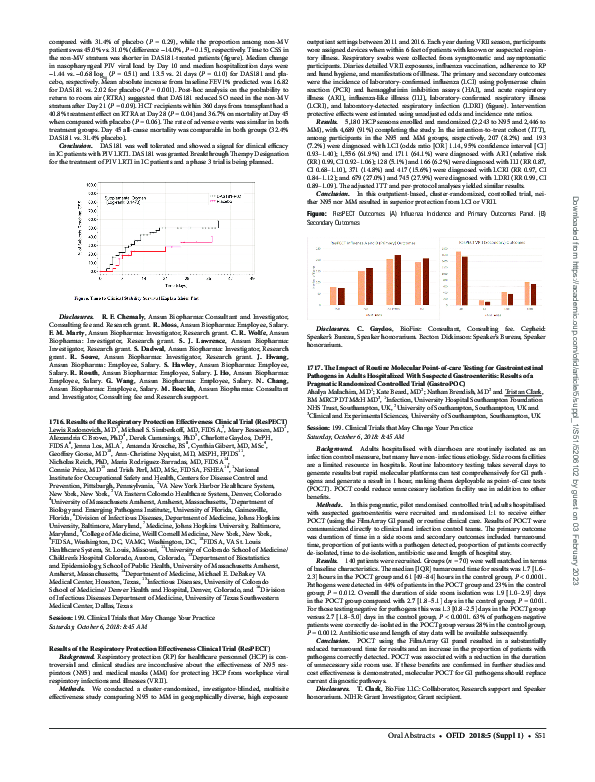 (PDF) 1716. Results of the Respiratory Protection Effectiveness ...
