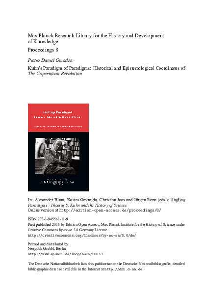 (PDF) Kuhn's Paradigm of Paradigms: Historical and Epistemological ...