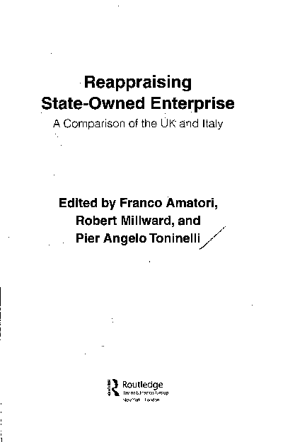 (PDF) Reappraising State-Owned Enterprise: A Comparison of the UK and ...