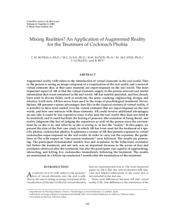(PDF) Mixing Realities? An Application of Augmented Reality for the ...