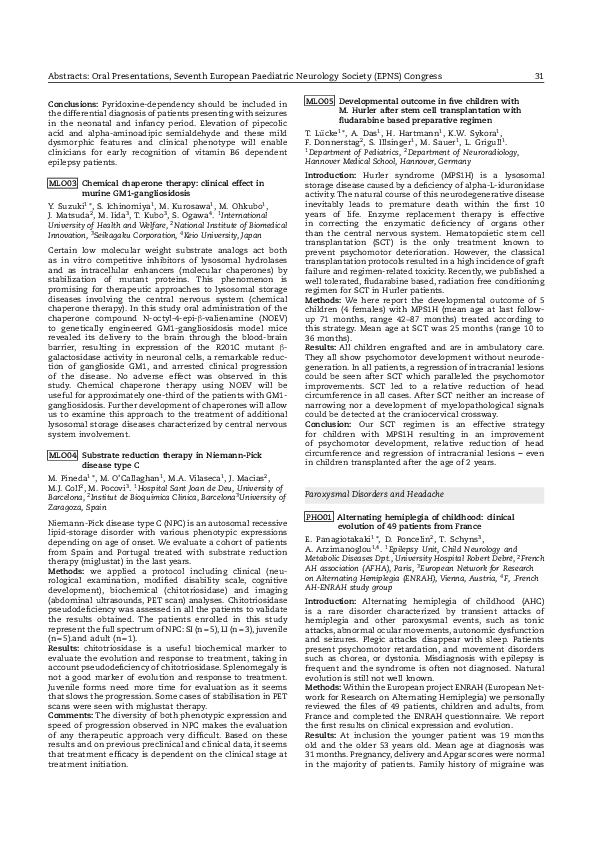 (PDF) MLO04 Substrate reduction therapy in Niemann-Pick disease type
