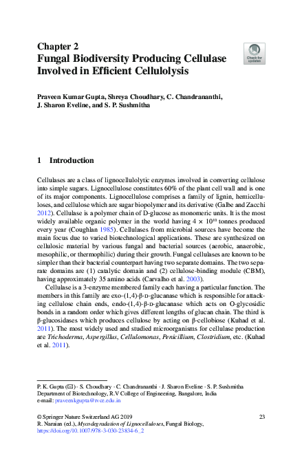 (PDF) Fungal Biodiversity Producing Cellulase Involved in Efficient ...