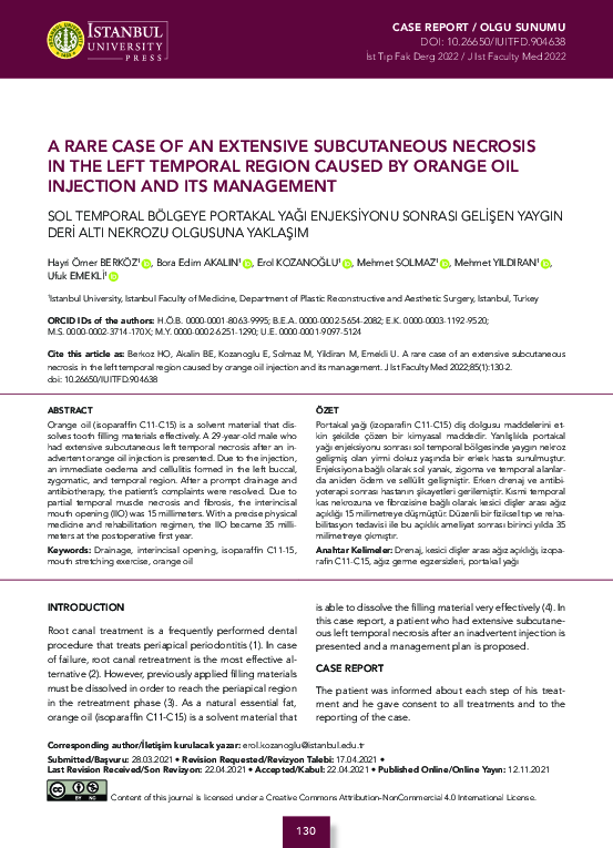 (PDF) A Rare Case of an Extensive Subcutaneous Necrosis in the Left ...