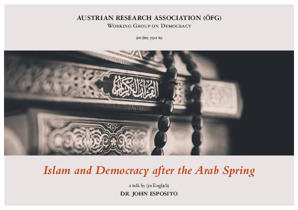 (PDF) Islam and Democracy after the Arab Spring | GOWHAR QUADIR WANI ...