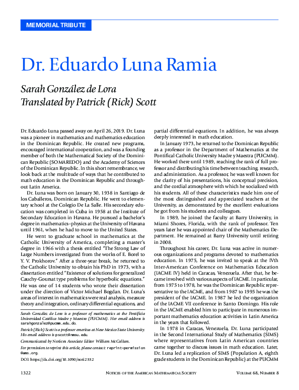 (PDF) Dr. Eduardo Luna Ramia