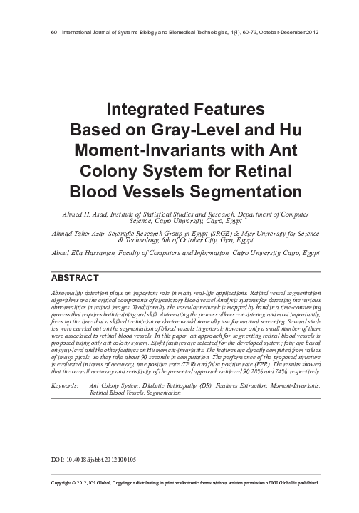 (PDF) Integrated Features Based on Gray-Level and Hu Moment-Invariants ...