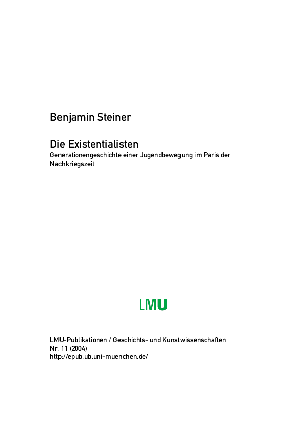 (PDF) Die Existentialisten