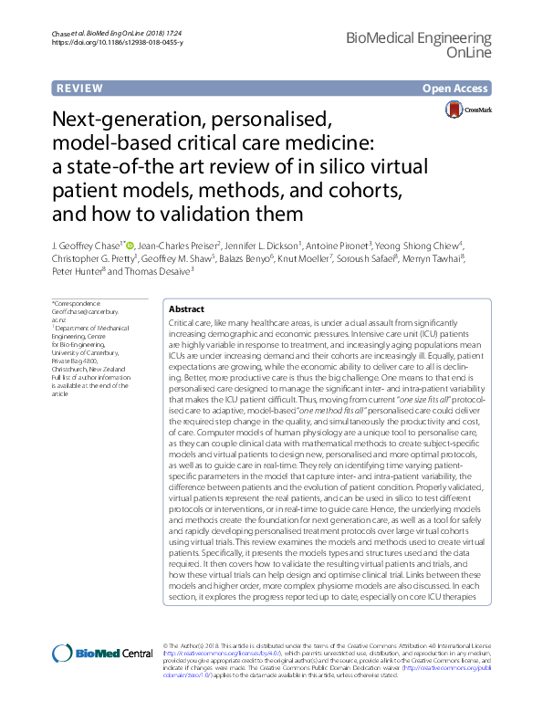 (PDF) Next-generation, personalised, model-based critical care medicine ...