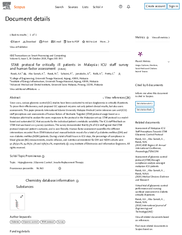 (PDF) STAR Protocol for Critically Ill Patients in Malaysia: ICU Staff Survey and Human Factor ...