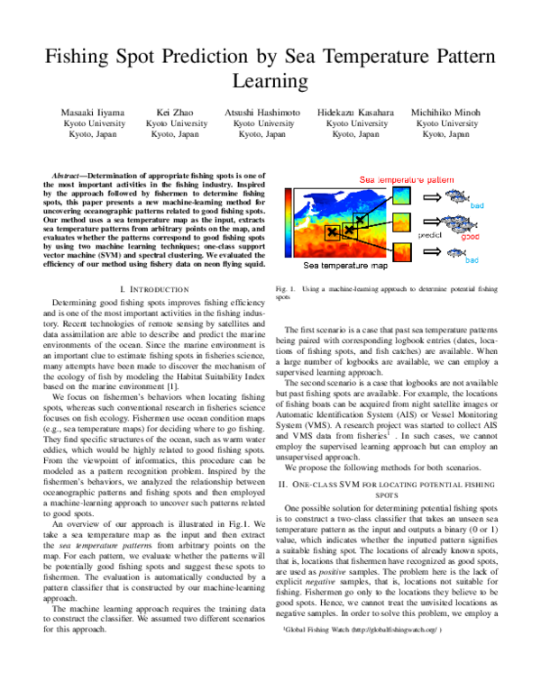 (PDF) Fishing Spot Prediction by Sea Temperature Pattern Learning | Hidekazu Kasahara - Academia.edu