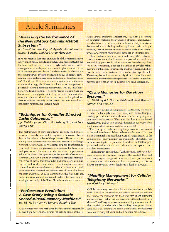 (PDF) Article summaries