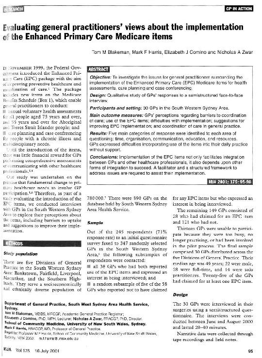 (PDF) Evaluating general practitioners' views about the implementation ...