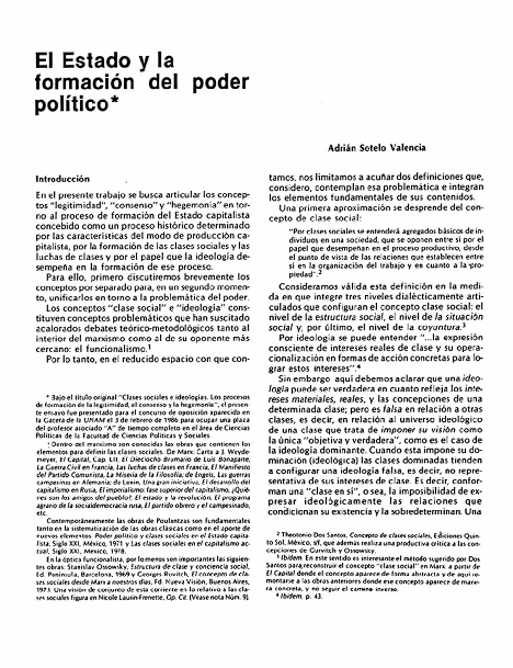 (PDF) El Estado y la formación del poder político