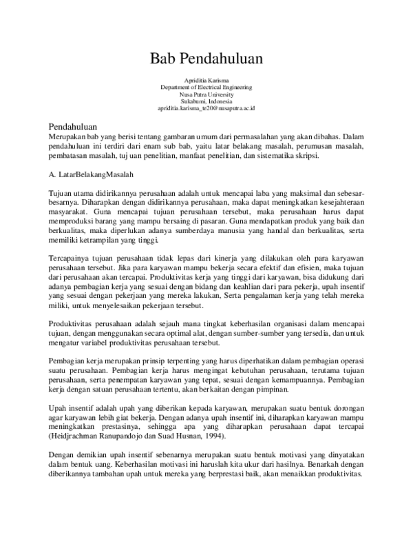 (PDF) Bab Pendahuluan